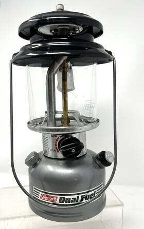 282-700 COLEMAN Duel Fuel Single Mantle Lantern Lamp