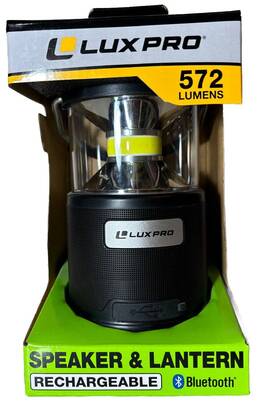 LP1530 LUX.PRO Luxpro Lantern Bluetooth Speaker Rechargeable